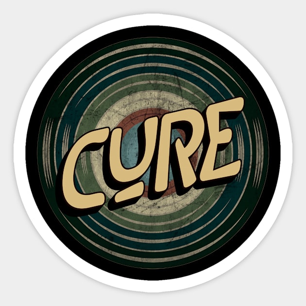 cure vintage cute - Cure - Sticker | TeePublic