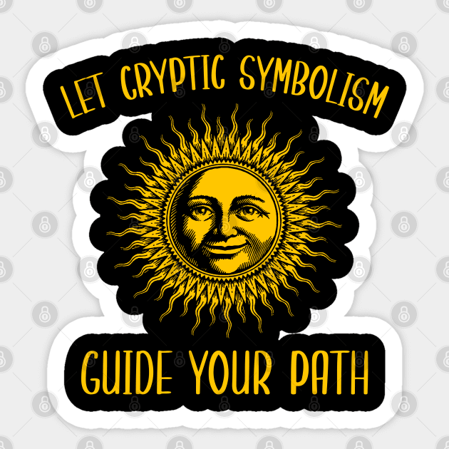 Cryptic Symbolism - Cryptic Symbolism - Sticker | TeePublic