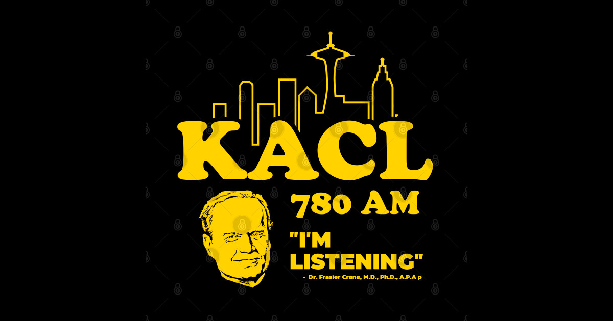 Frasier KACL 780 AM - Frasier - Sticker | TeePublic