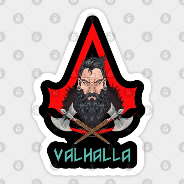 Assassins Creed Valhalla - Assassins Creed Valhalla - Sticker | TeePublic