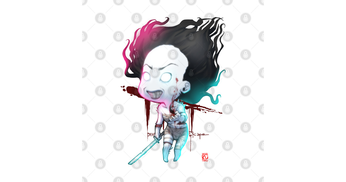 Dbd Chibi Killer Spirit Dead By Daylight T Shirt Teepublic