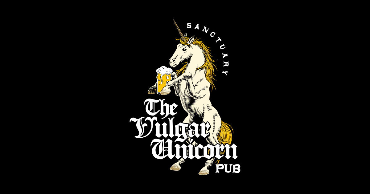 THE VULGAR UNICORN - Tales From The Vulgar Unicorn - Sticker | TeePublic