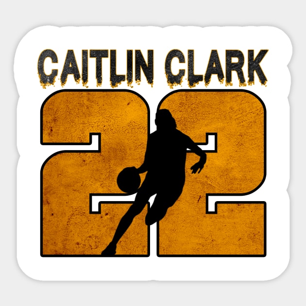 caitlin clark artistic - Caitlin Clark - Sticker | TeePublic