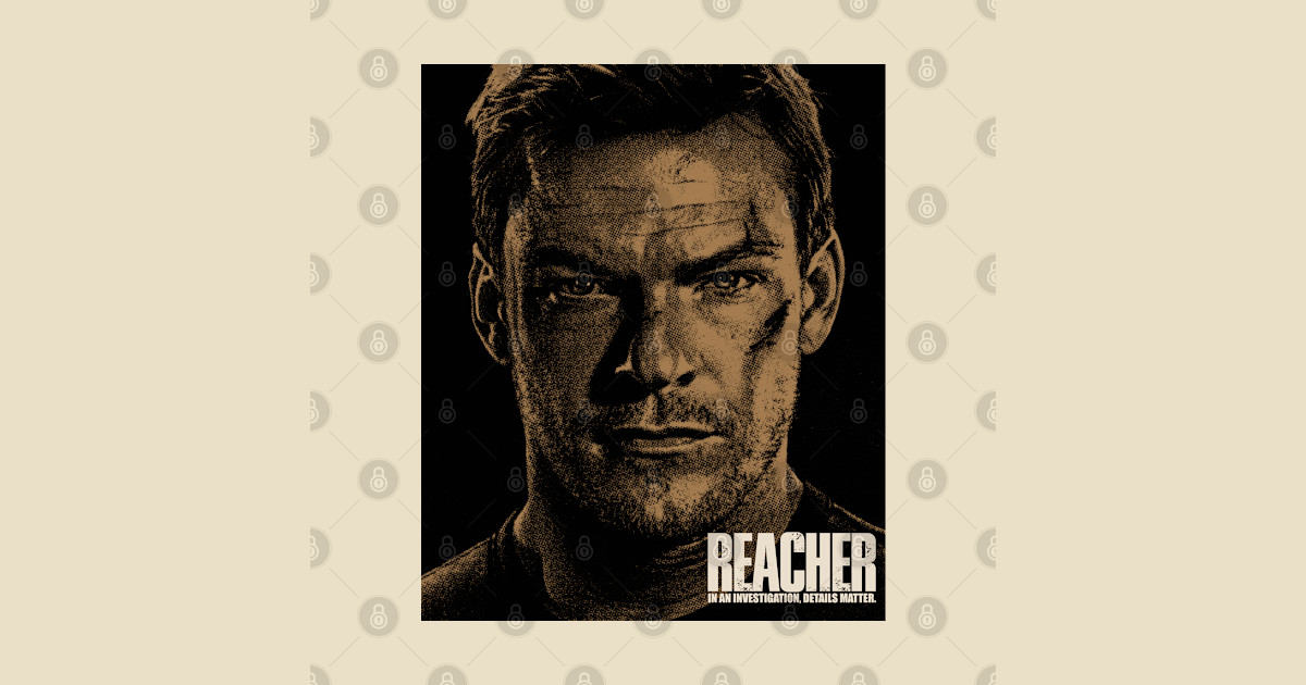 Portrait of Reacher - Portrait Of Reacher - T-Shirt | TeePublic