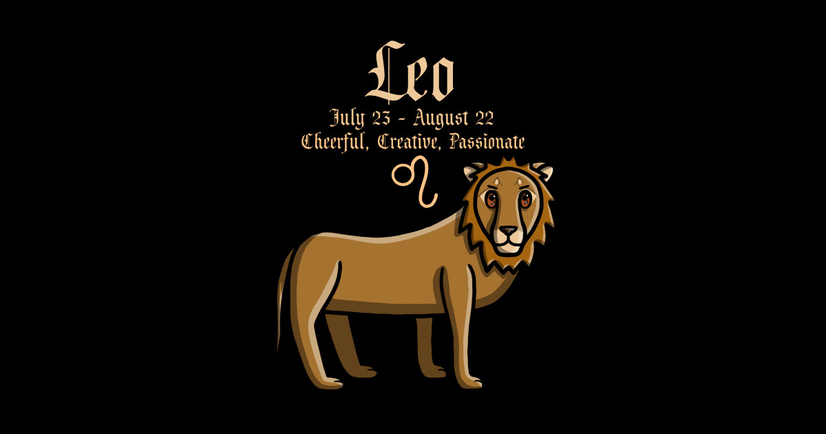 Leo Zodiac Sign Dates & Traits - Leo Zodiac - Sticker | TeePublic