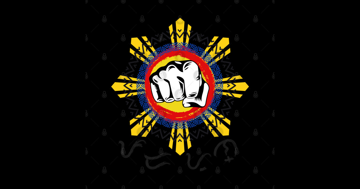 Phil.Sun Fist / Baybayin word Padayon (to continue) - Philippines Flag ...