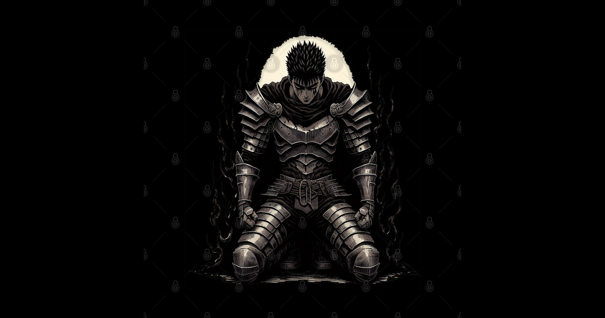Guts Berserk - Guts - Sticker | TeePublic
