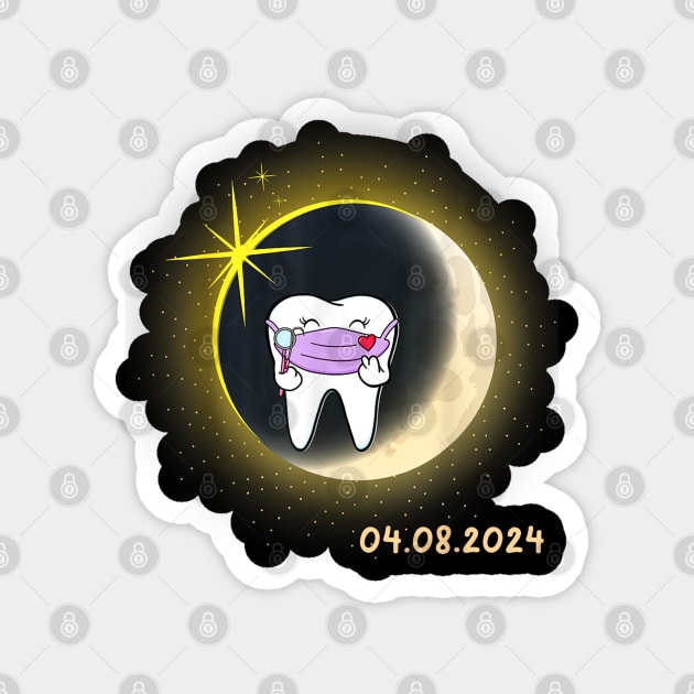 Total Solar Eclipse 2024 teeth Dental Solar Eclipse Gift For Men Women ...