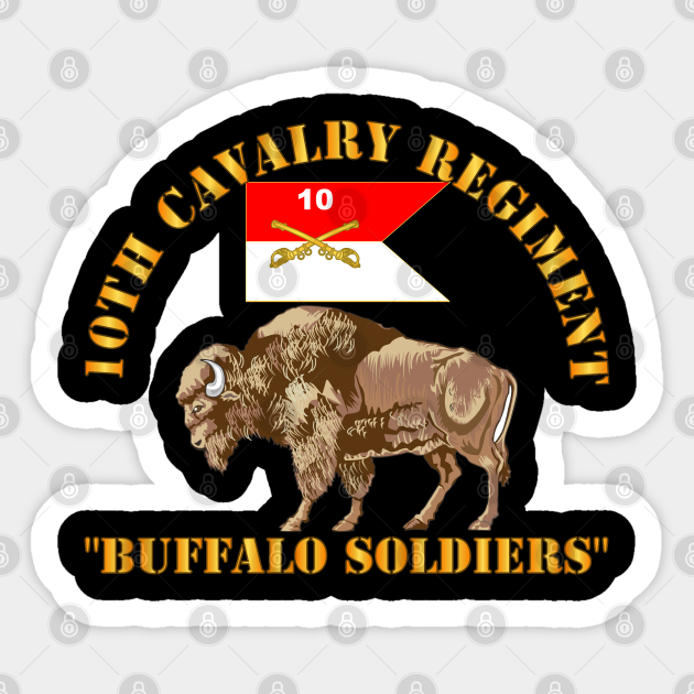 10th Cavalry Regiment - Buffalor Soldiers w10h Cav Guidon - 10th ...