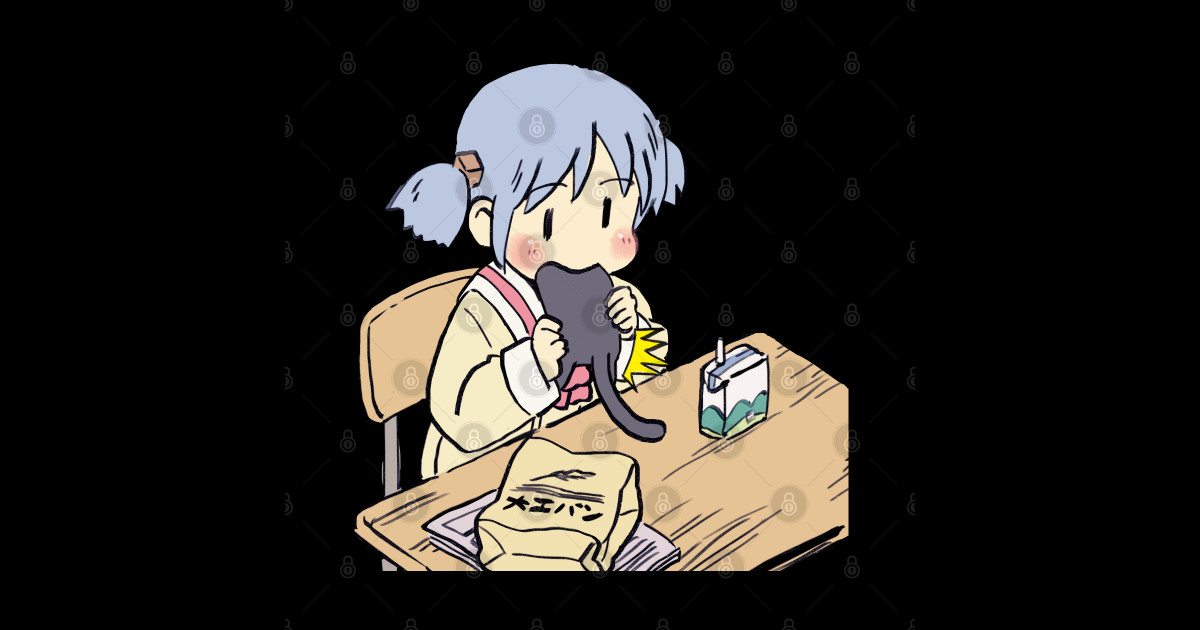 I draw that scene of mio eating sakamoto for lunch / funny nichijou ...