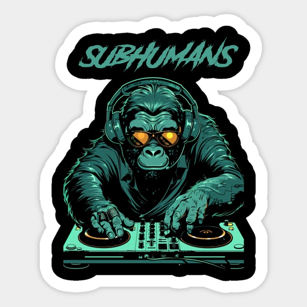 SUBHUMANS FAN ART - Subhumans Fan Art - Sticker | TeePublic