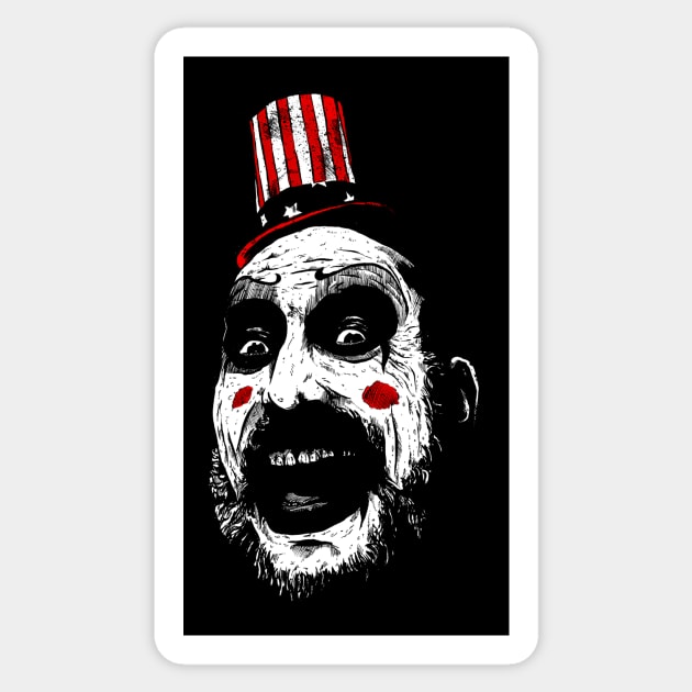 The Cap'n - Captain Spaulding - Sticker | TeePublic