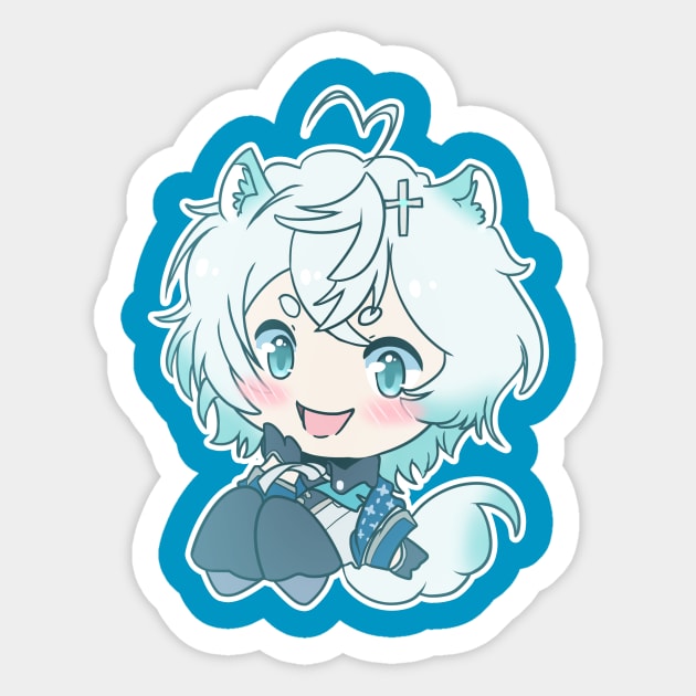 Ais Riale Vtuber Cute - Vtuber - Sticker | TeePublic