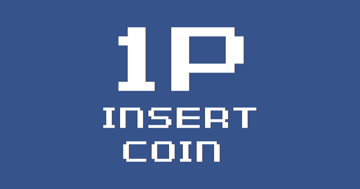 1P Insert Coin - Videogame - T-Shirt | TeePublic