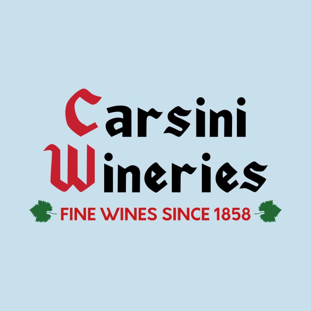Columbo Carsini WIneries large print logo - Columbo - T-Shirt | TeePublic