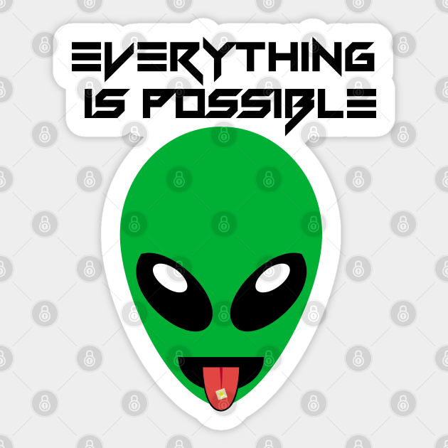 Alien _LSD - Alien Lsd - Sticker | TeePublic