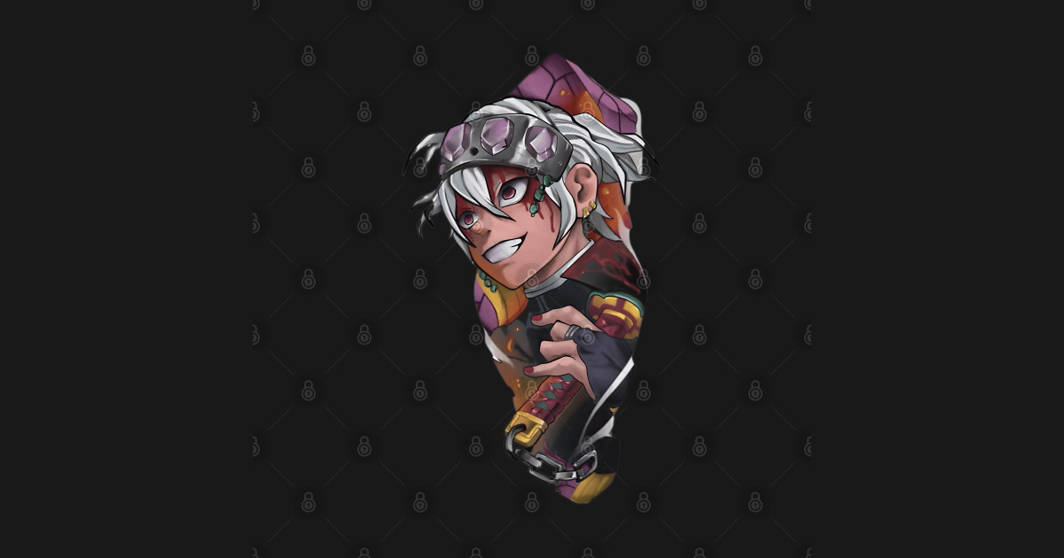 Tengen Uzui Hashira - Anime Character Merchandise - T-Shirt | TeePublic