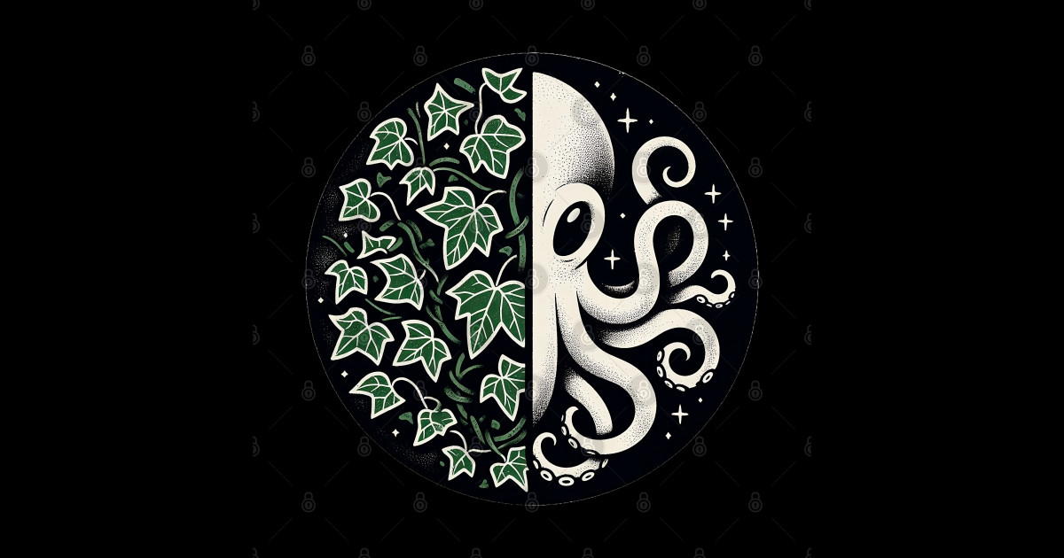 Tentacles & Vines - Octopus - Sticker | TeePublic