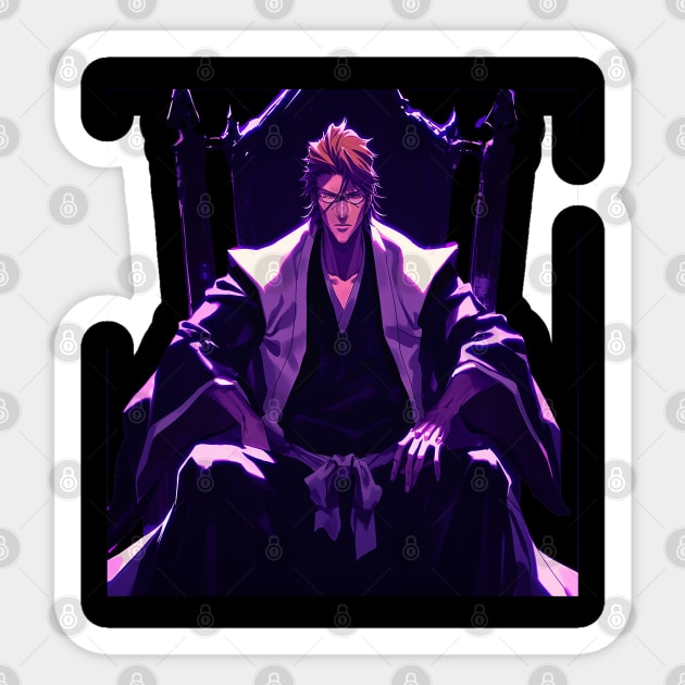 Aizen Sosuke from Bleach - Aizen Sosuke - Sticker | TeePublic