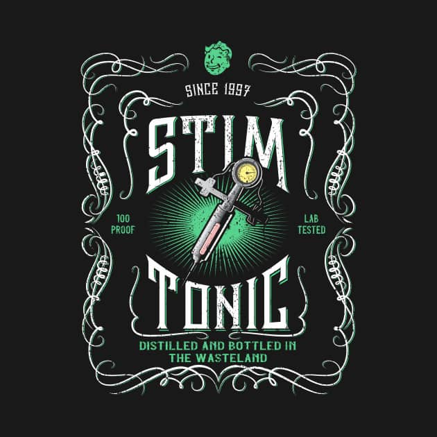 Stim Tonic - Fallout - T-Shirt | TeePublic