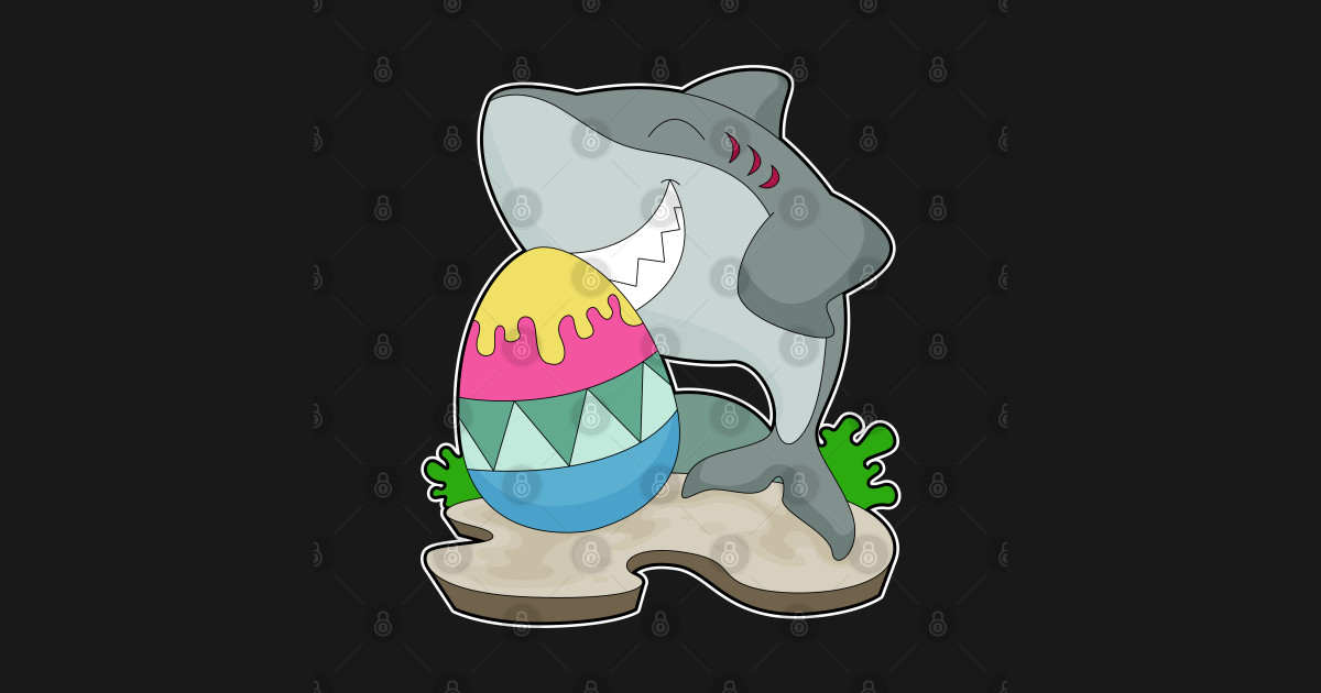 Shark Easter Easter egg - Easter - T-Shirt | TeePublic