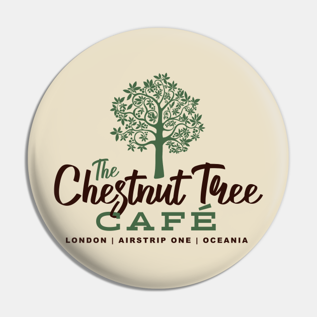 Chestnut Tree Cafe - 1984 - Pin | TeePublic