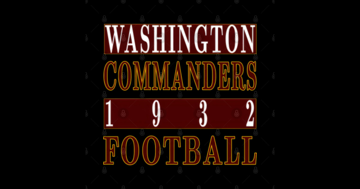 Washington Commanders Football Classic - sultan desain #34 - Washington Commanders - Sticker ...