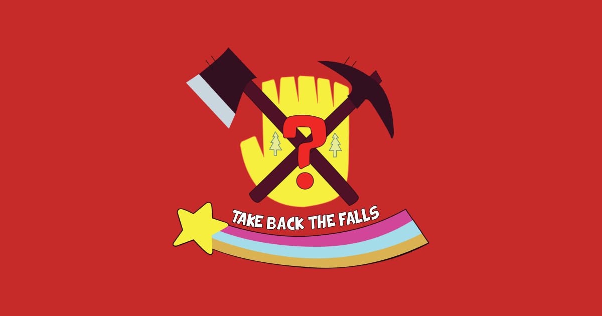 Gravity Falls Take Back The Falls - Gravity Falls - T-Shirt | TeePublic