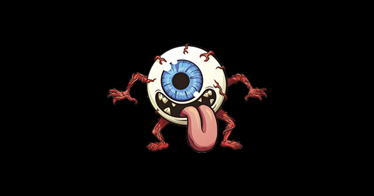 eyeball monster - Eyeball Monster - Sticker | TeePublic