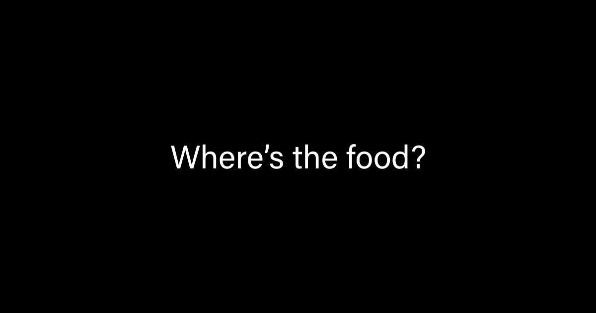 Where's the food? - Food - Sticker | TeePublic
