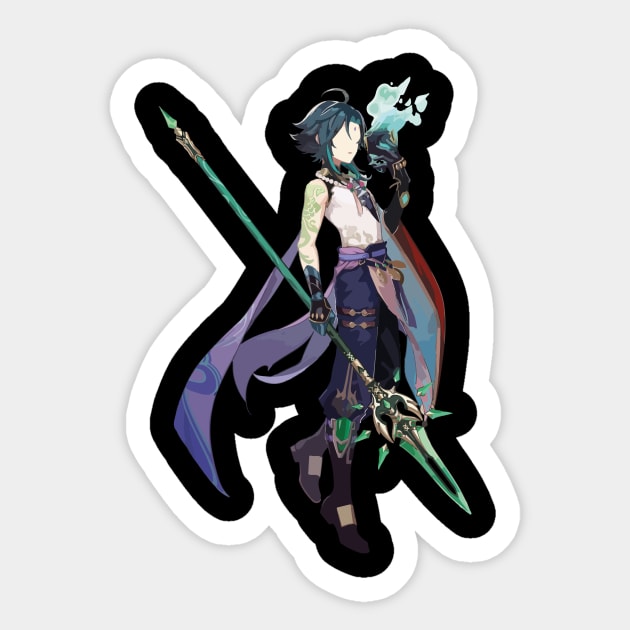 Genshin Impact Xiao - Genshin Impact - Sticker | TeePublic