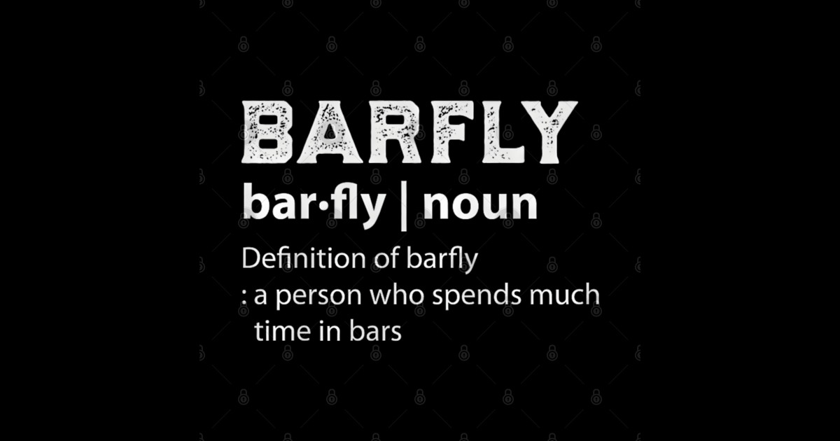 Drinking Barfly - Funny Drinking - Sticker | TeePublic