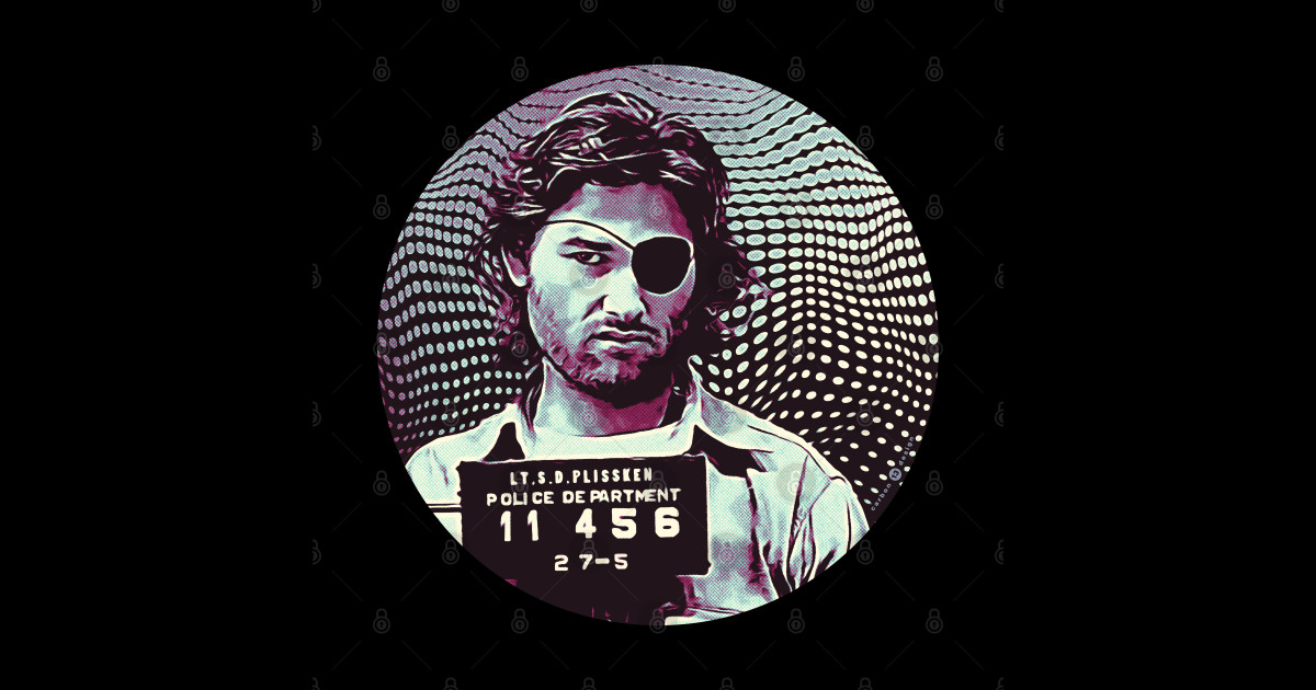 SNAKE - Mugshot - Escape From New York - Sticker | TeePublic