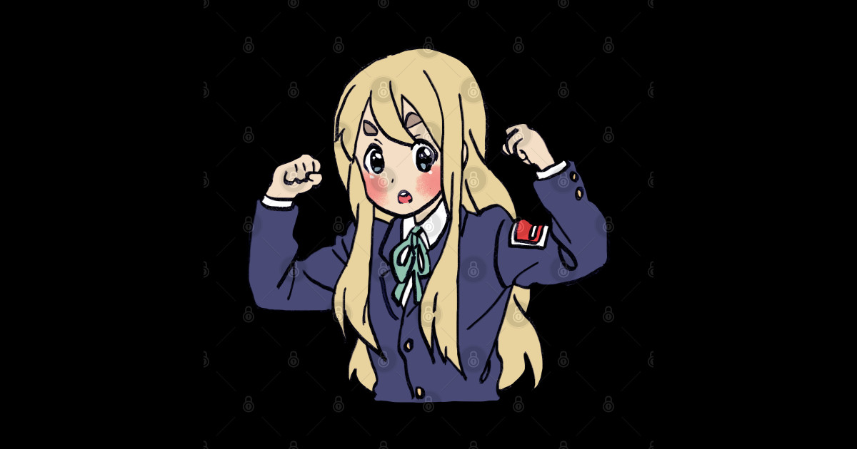 stronk mugi k-on! meme - K On - Sticker | TeePublic