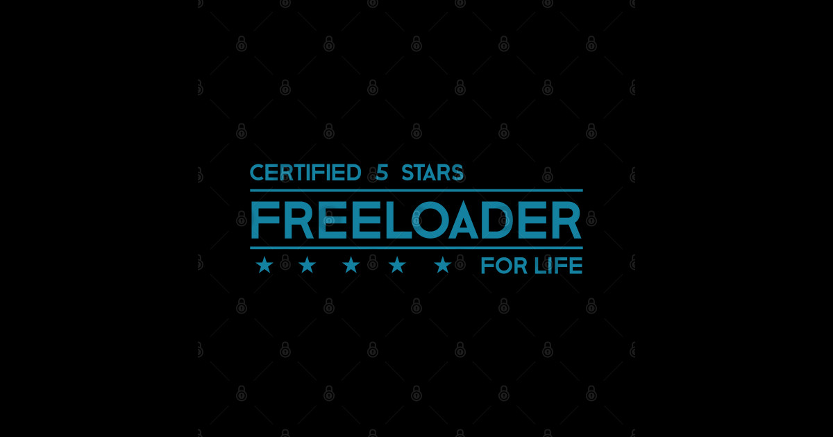 Freeloader 5 Stars (Sticker) - Freeloader - Sticker | TeePublic