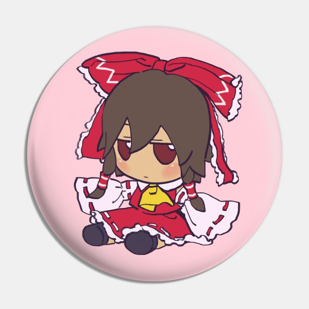 I draw reimu fumo plush / touhou memes - Touhou - Pin | TeePublic I draw reimu fumo plush / touhou memes - Touhou - Pin | TeePublic
