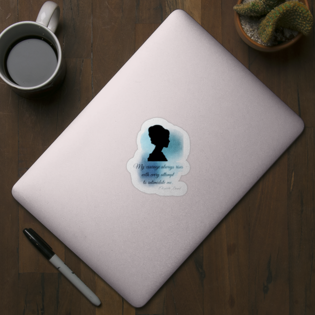 elizabeth bennet pride and prejudice - Jane Austen - Sticker | TeePublic