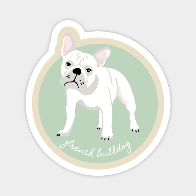 French Bulldog Frenchie Dog Breed Cursive Graphic - French Bulldog ...