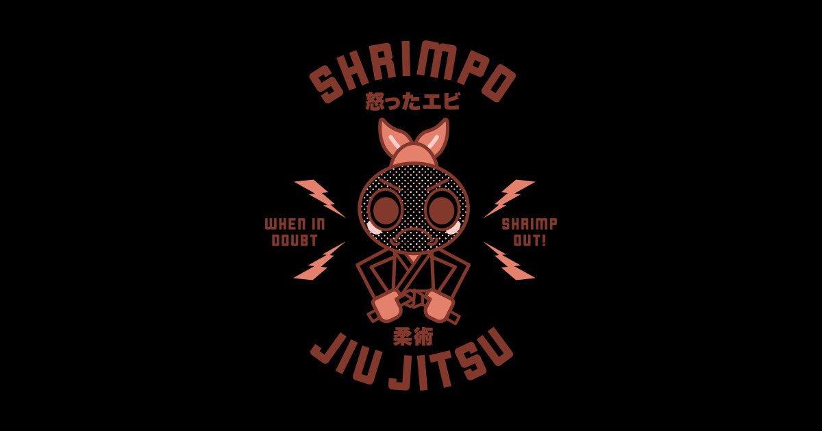 Shrimpo Jiu Jitsu - Dandys World - Sticker | TeePublic