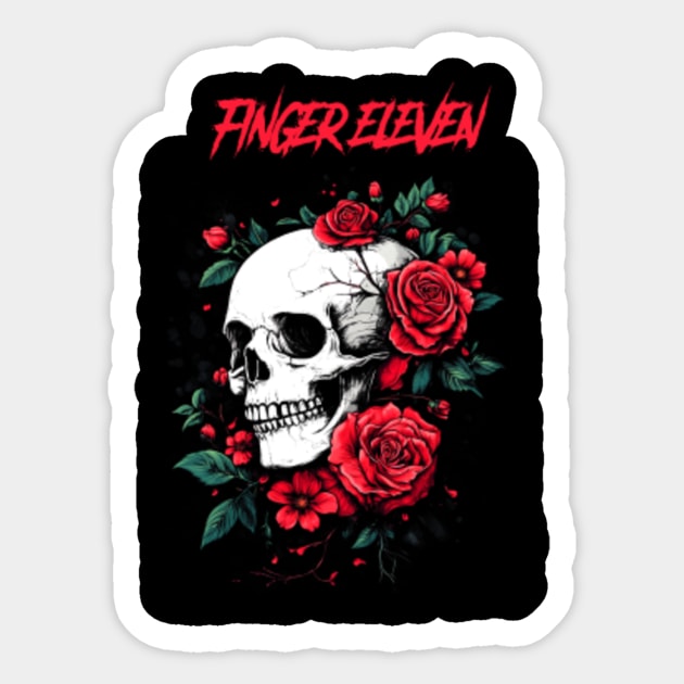 FINGER ELEVEN BAND FAN ART - Finger Eleven Band Fan Art - Sticker ...