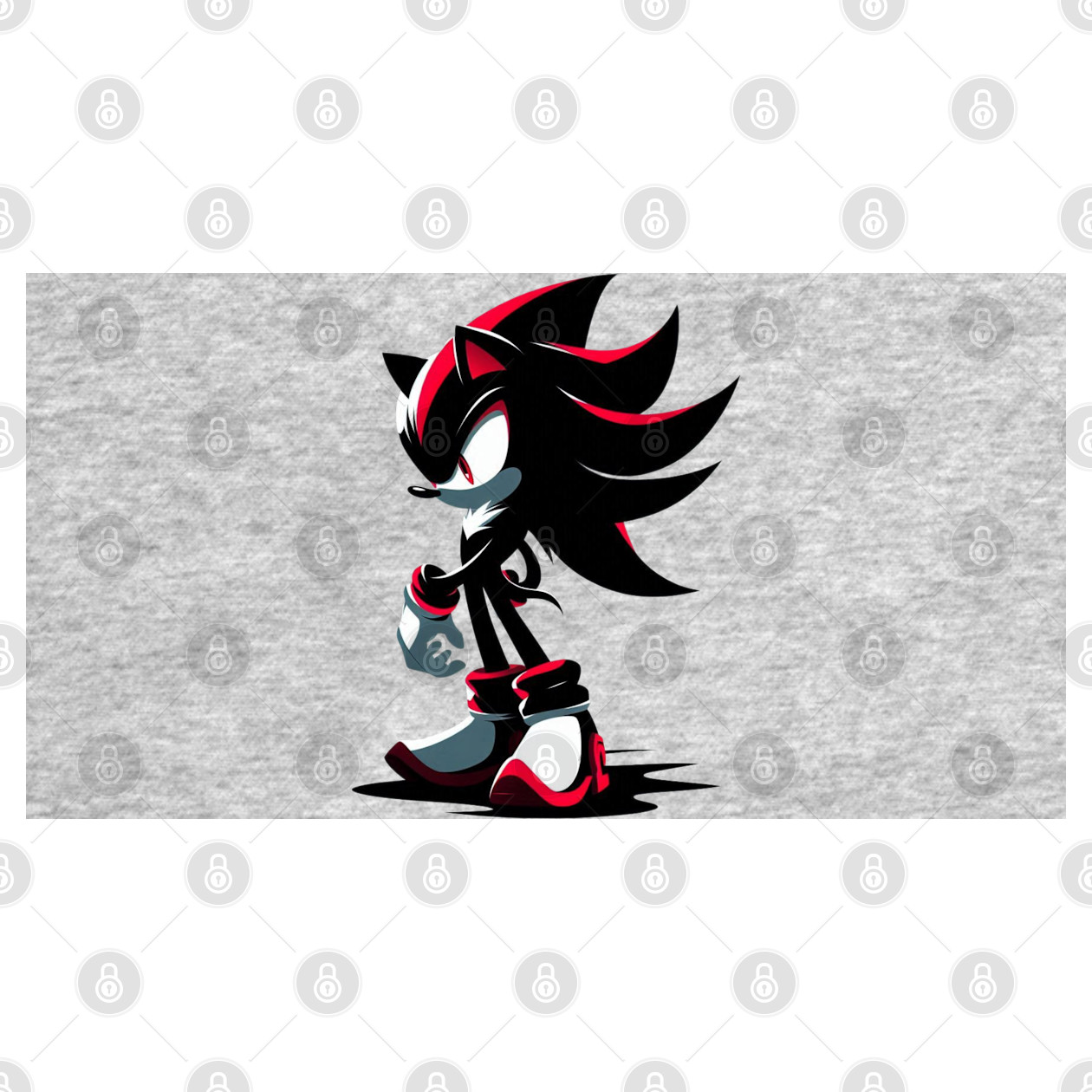 Shadow the Hedgehog Silhouette Three - Shadow - T-Shirt | TeePublic