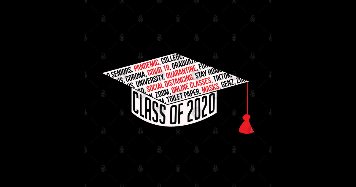 Class of 2020 Graduation Cap Black Pandemic - Class Of 2020 - Posters ...