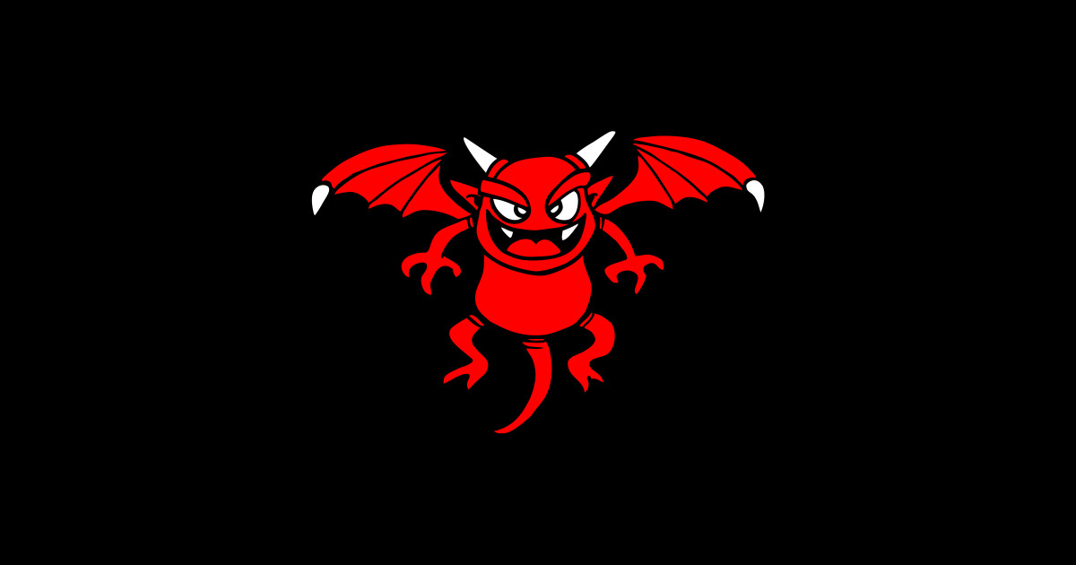 devil cartoon fun - Devil Cartoon Fun - Sticker | TeePublic