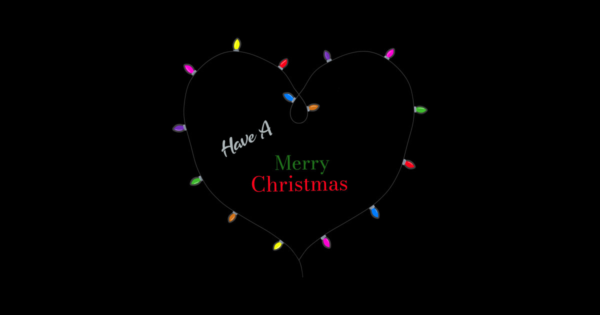 Fairy lights Merry Christmas - Fairy Lights - Sticker | TeePublic