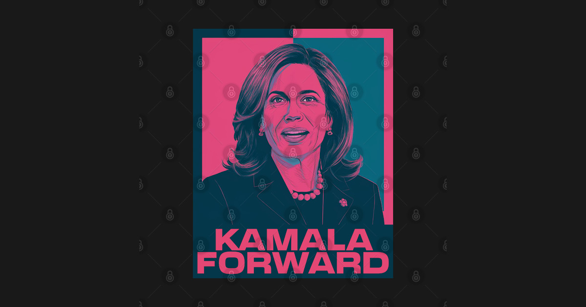 KAMALA FORWARD - KAMALA HARRIS 2024 - Kamala Forward - T-Shirt | TeePublic