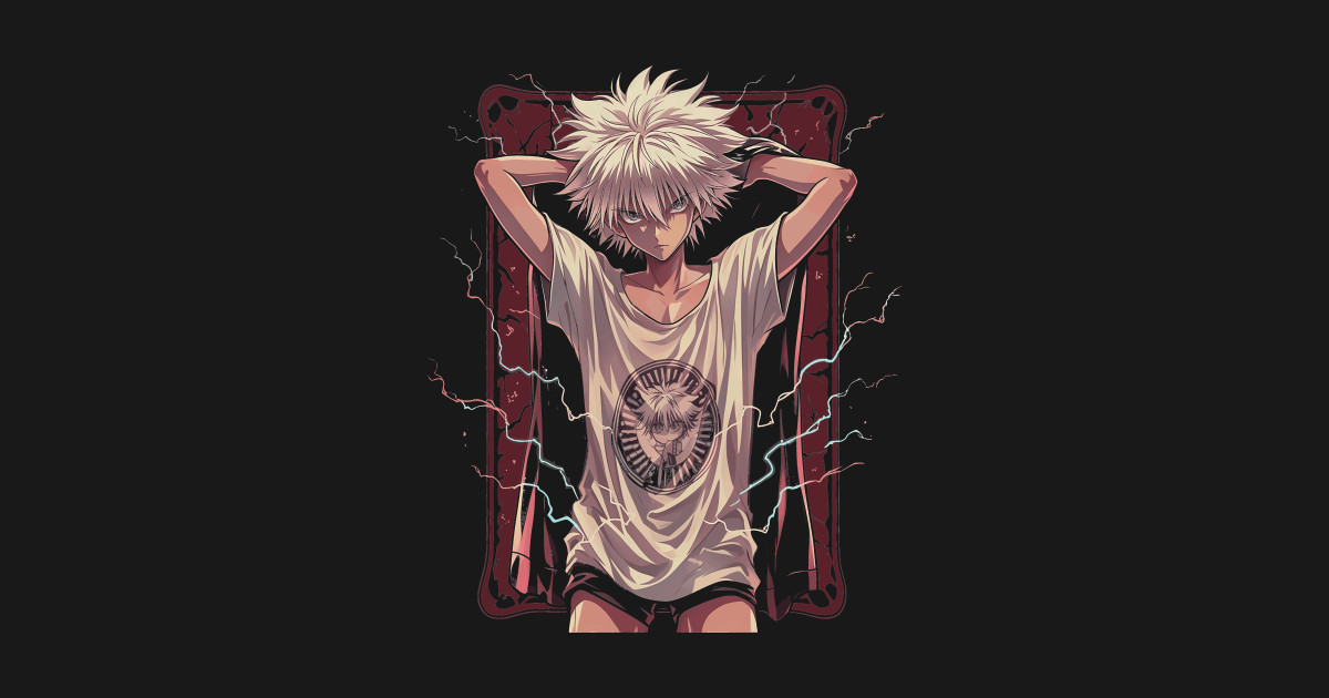 Hunter x Hunter Killua Zoldyck Lightning - Killua Zoldyck - T-Shirt ...