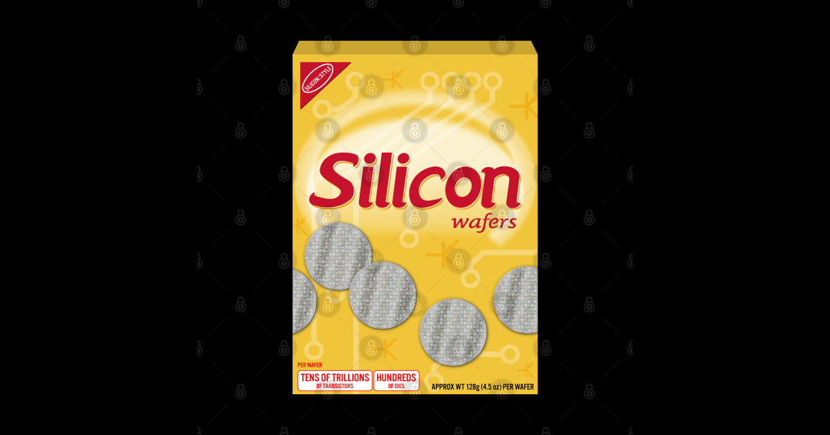 Silicon Wafers in a Box - Computer Humor - Posters and Art Prints ...