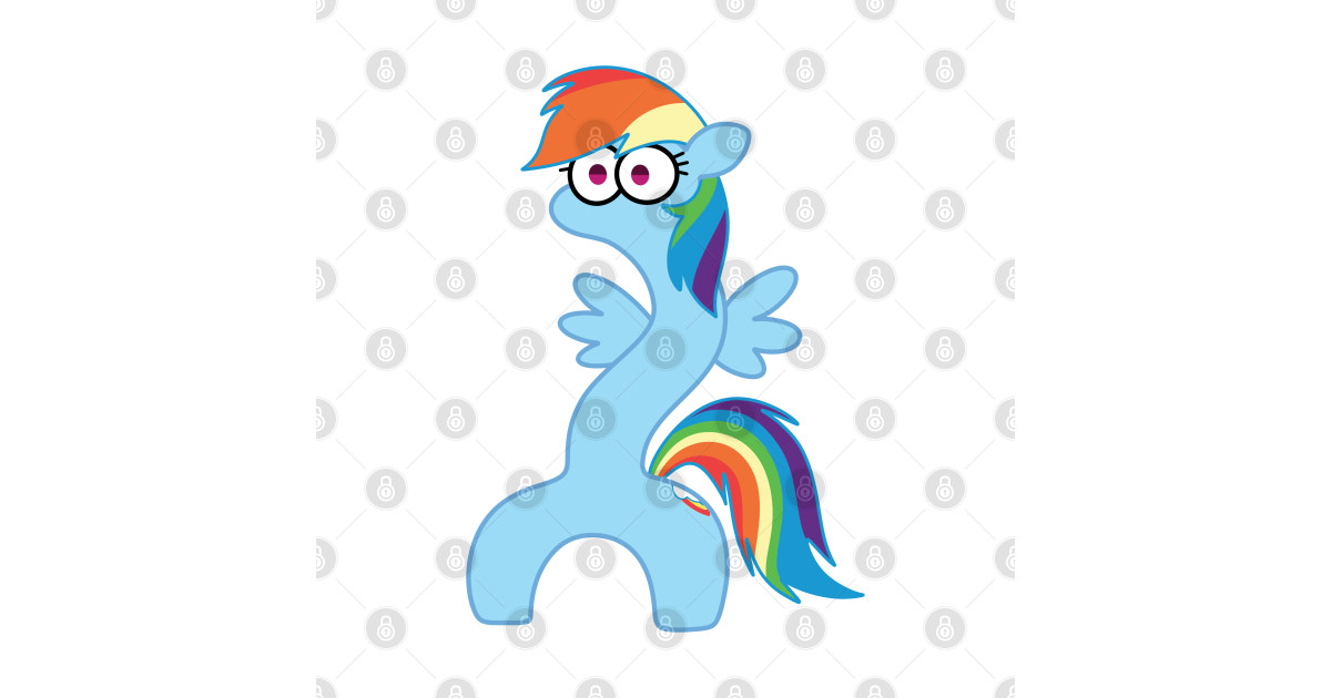 Rainbow Wiggle Worm - Mlp - T-Shirt | TeePublic