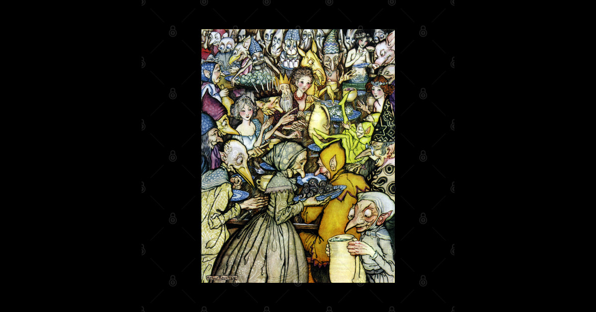 The Elf Mound - Arthur Rackham - Elf Mound - Posters and Art Prints ...