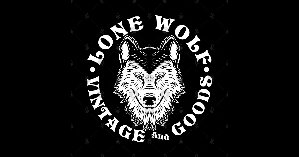 LONE WOLF - Wolf - Sticker | TeePublic